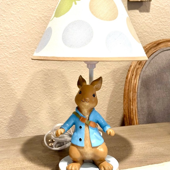 Lambs & Ivy | Other | Lambs Ivy Peter Rabbit Lamp Base With Shade ...